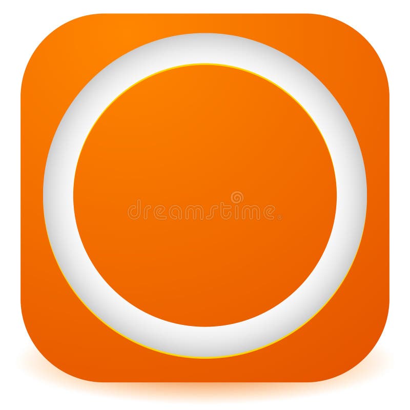 Icon with Empty Circle. Circle Generic Motif Icon Stock Vector ...