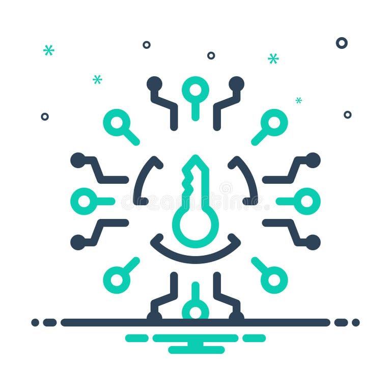 Encryption Key Logo Stock Illustrations – 4,740 Encryption Key Logo ...