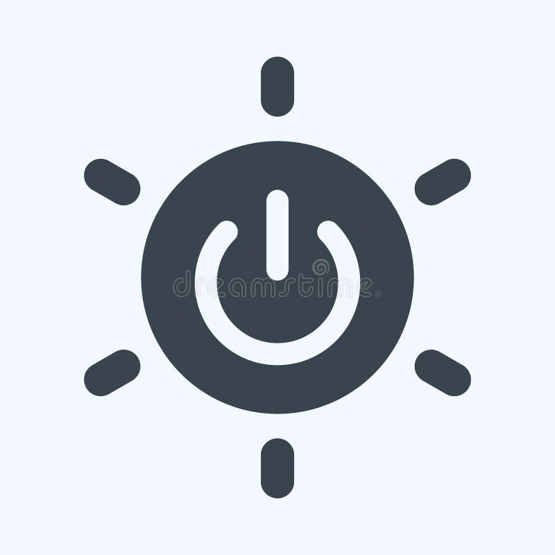 Icon Energy. Suitable for Community Symbol. Glyph Style. Simple Design ...