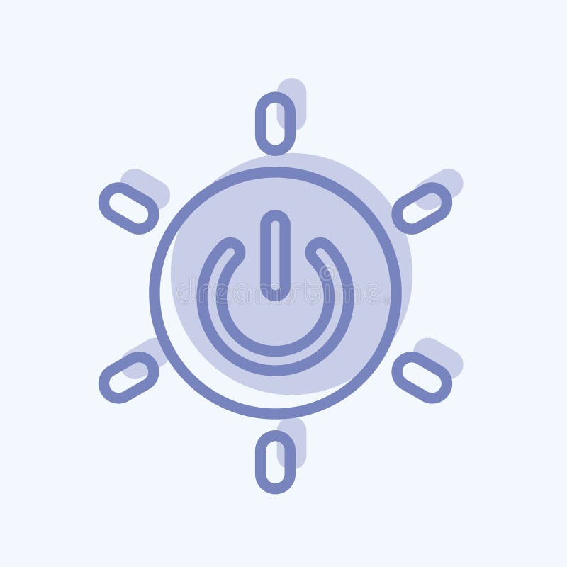 Icon Energy. Suitable for Community Symbol. Two Tone Style. Simple ...