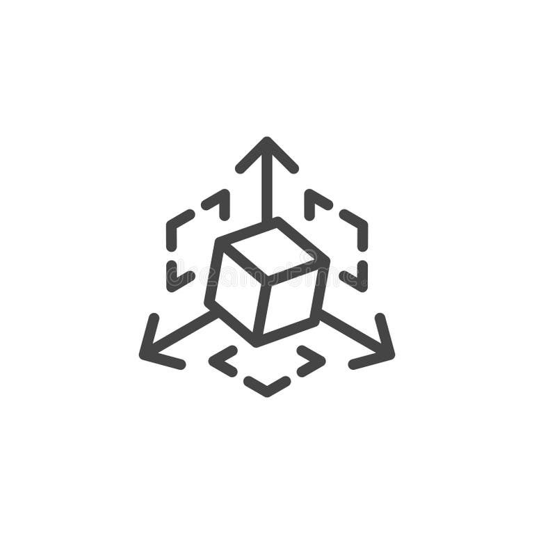 Icon on Engineering 3D Modeling and Visualization. Creation of Product ...