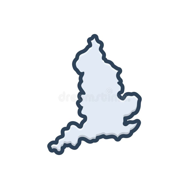 Color Illustration Icon for England, Britain and Country Stock Vector ...