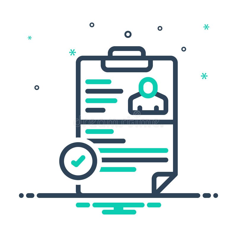 Mix Icon for Enrollment, Nomination and Enrol Stock Vector ...