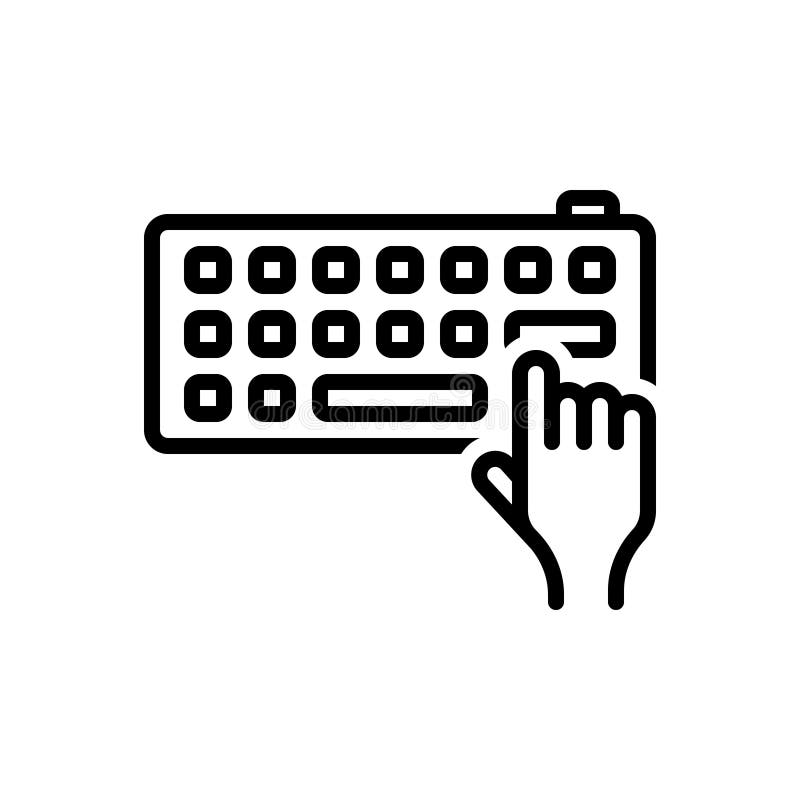 Enter - keyboard button stock illustration. Illustration of close - 2867240