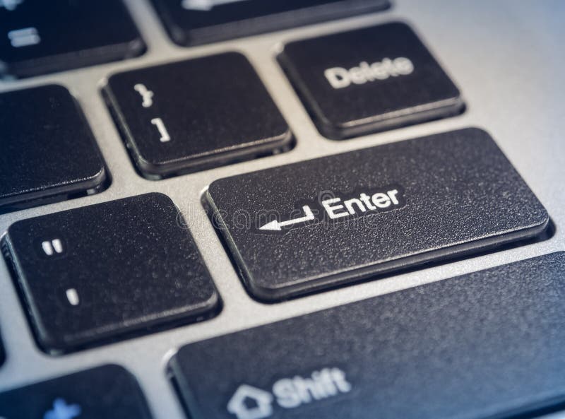 Enter Key between Computer Mouses Stock Photo - Image of isolated ...