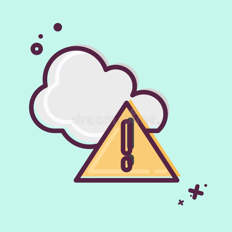 Icon Environment Alert. Related To Environment Symbol. MBE Style ... Icon Environment Alert. Related To Environment Symbol. MBE Style ...