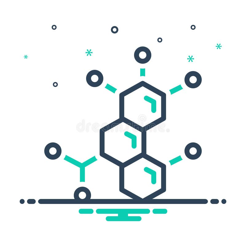 Mix Icon for Enzyme, Chemistry and Formula Stock Vector - Illustration ...