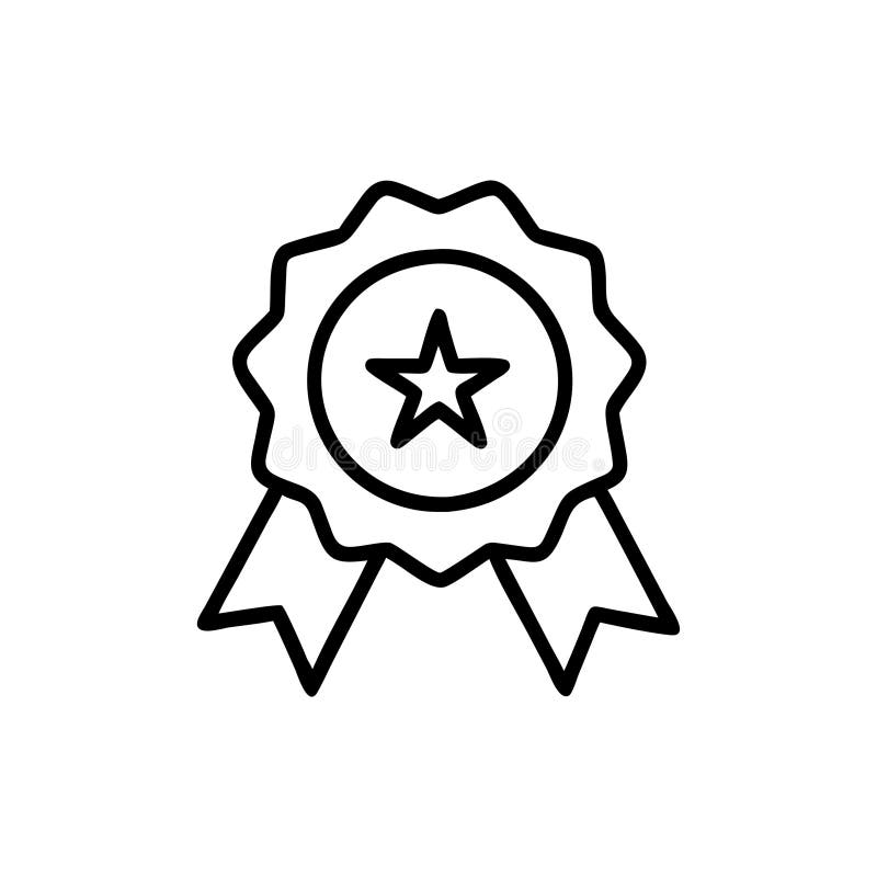 Icon of Epic Badge for Recognition Stock Vector - Illustration of ...