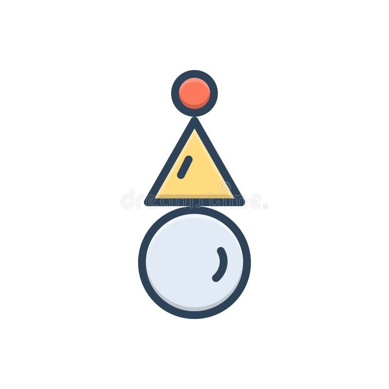 Color Illustration Icon for Equilibrium, Balance and Stasis Stock ...