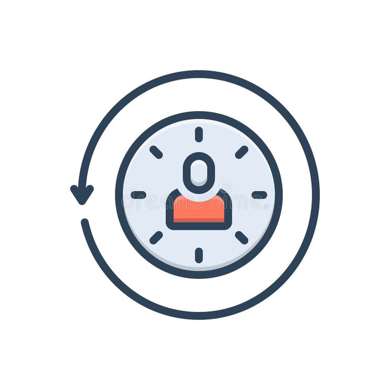 Color Illustration Icon for Era, Epoch and Period Stock Illustration ...