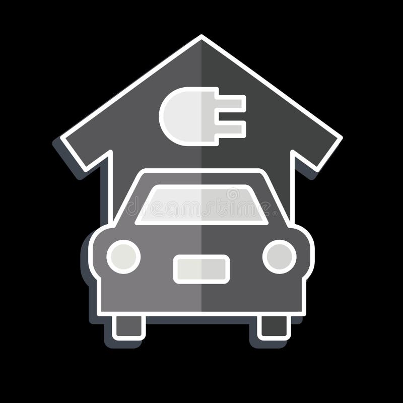 Icon EV Solar Panel Charging. Related To Solar Panel Symbol. Glossy ...