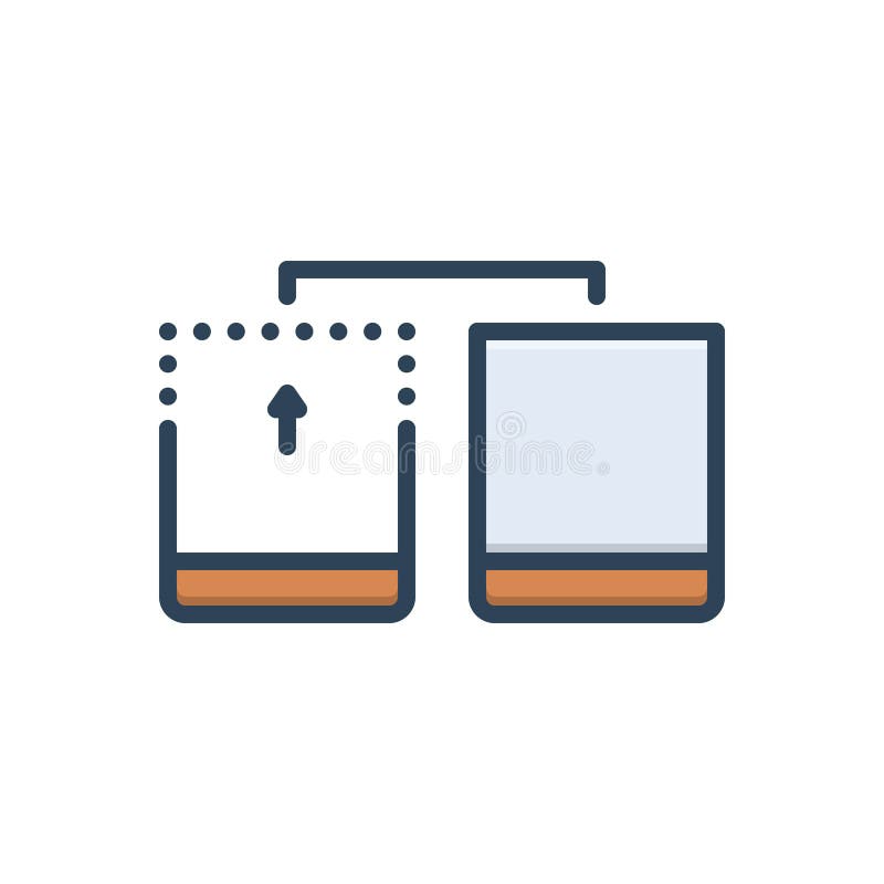 Color Illustration Icon for Even, Further and Furthermore Stock ...