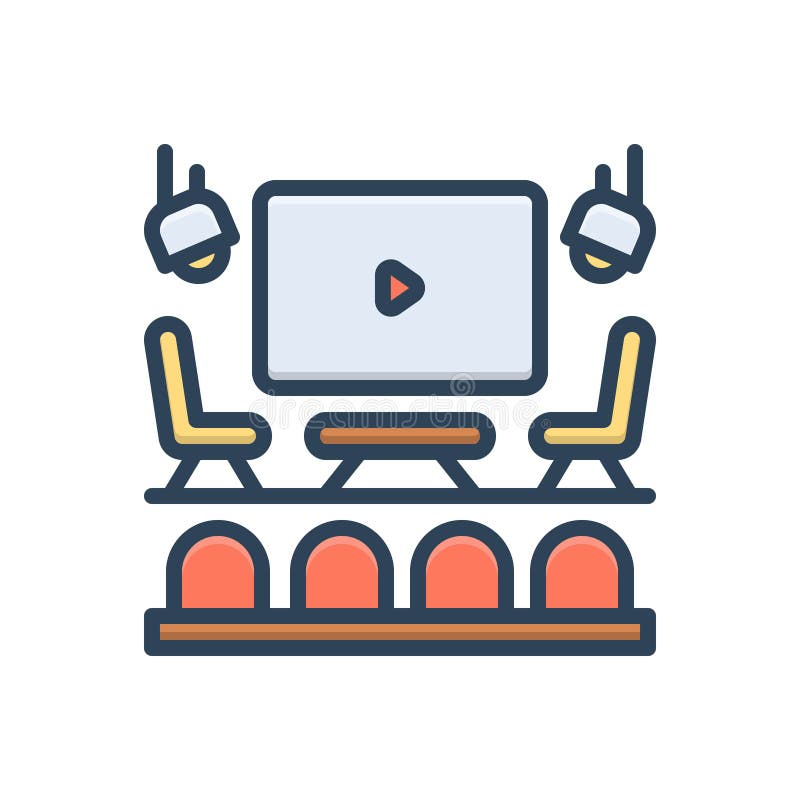 Color Illustration Icon for Event, Occasion and Concert Stock ...