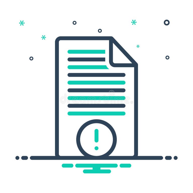 Mix Icon for Exception, Barring and Rejection Stock Vector ...