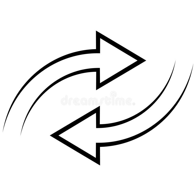 Icon Exchange Change Replace, Switch Return Reverse Trade Arrow, Barter ...