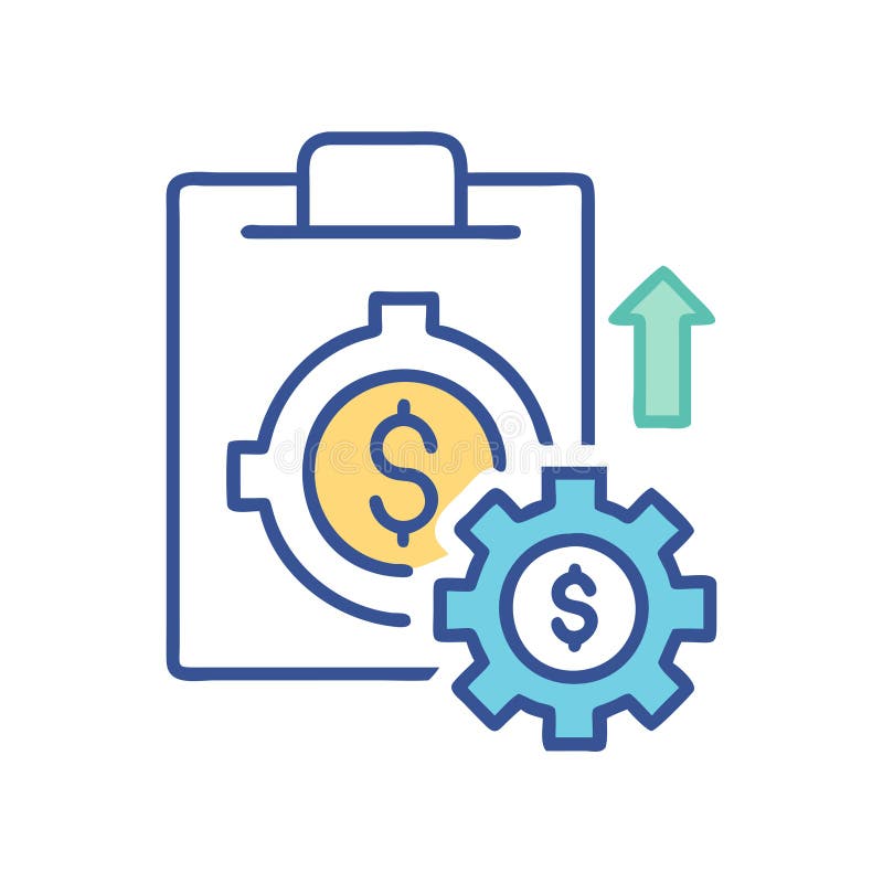 Icon for Expense Management Strategies Stock Vector - Illustration of ...
