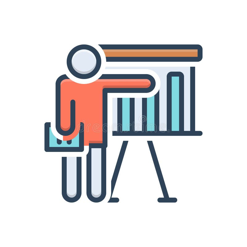 Color Illustration Icon for Explained, Describe and Spell Stock Vector ...