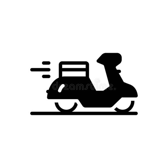 Black Solid Icon for Express, Quick and Delivery Stock Vector ...