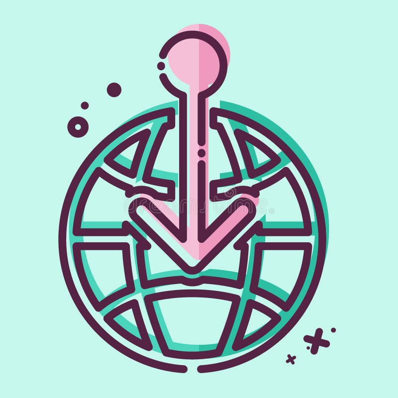 Icon External Forcing. Related To Climate Change Symbol. MBE Style ...