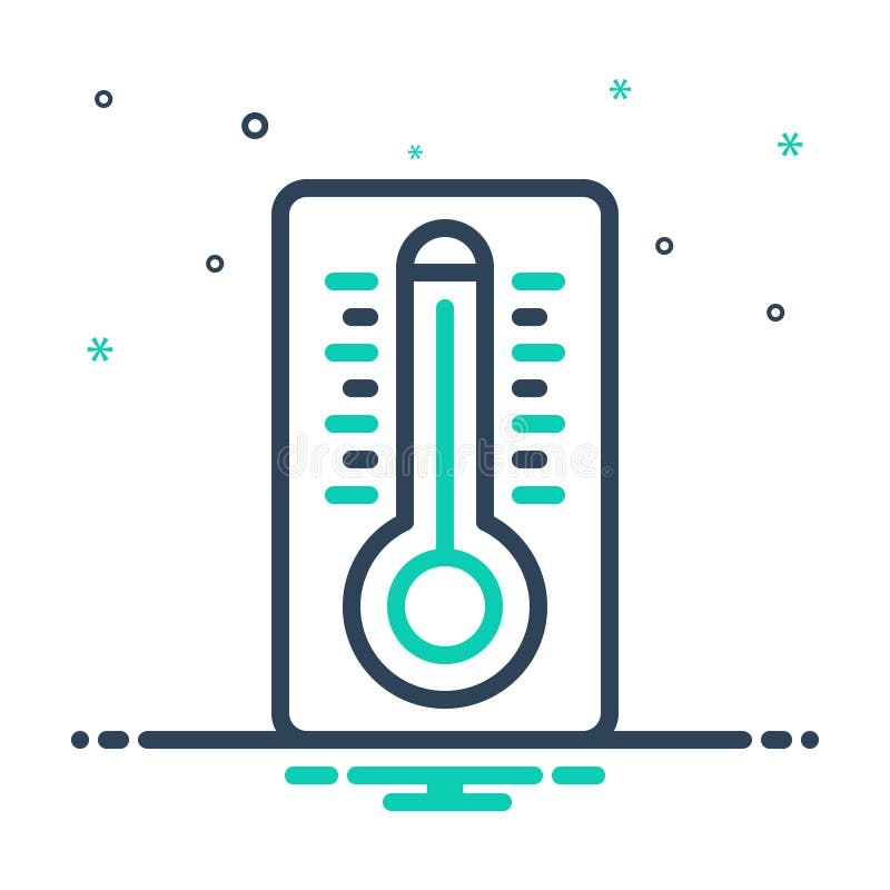 Mix Icon for Extremely, Thermometer and Celsius Stock Vector ...