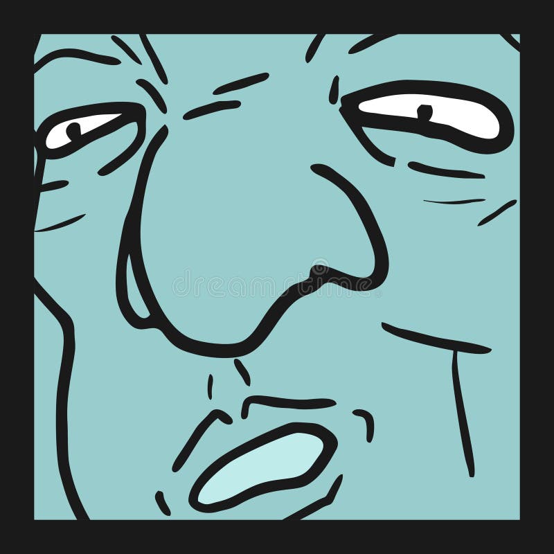 Icon face stock vector. Illustration of side, face, spot - 41881707