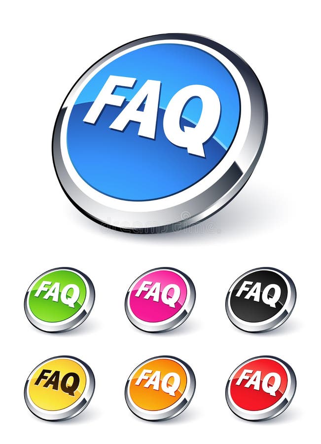 Icon FAQ stock vector. Illustration of business, design - 11812526