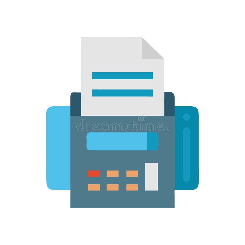 Icon for Faxing Documents stock vector. Illustration of faxing - 353376785