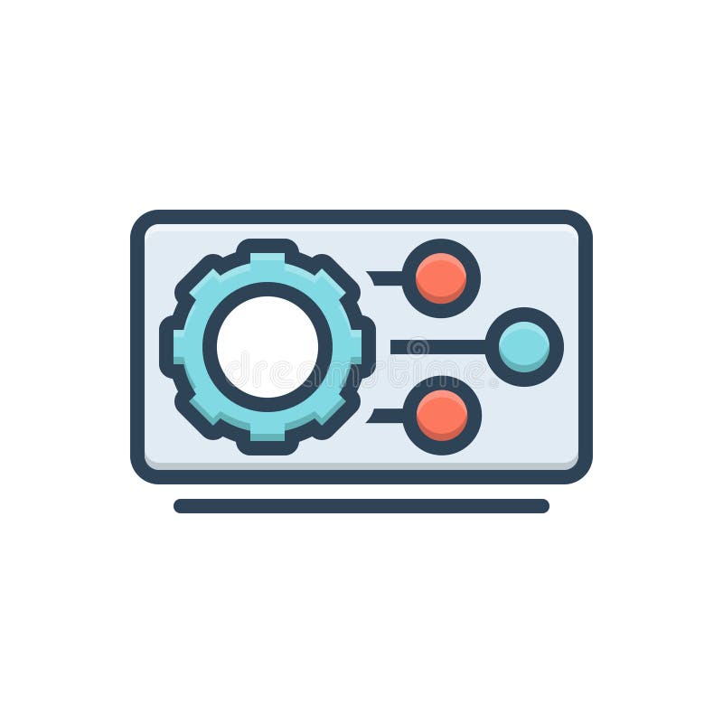 Color Illustration Icon for Feature, Characteristic and Specialty Stock ...