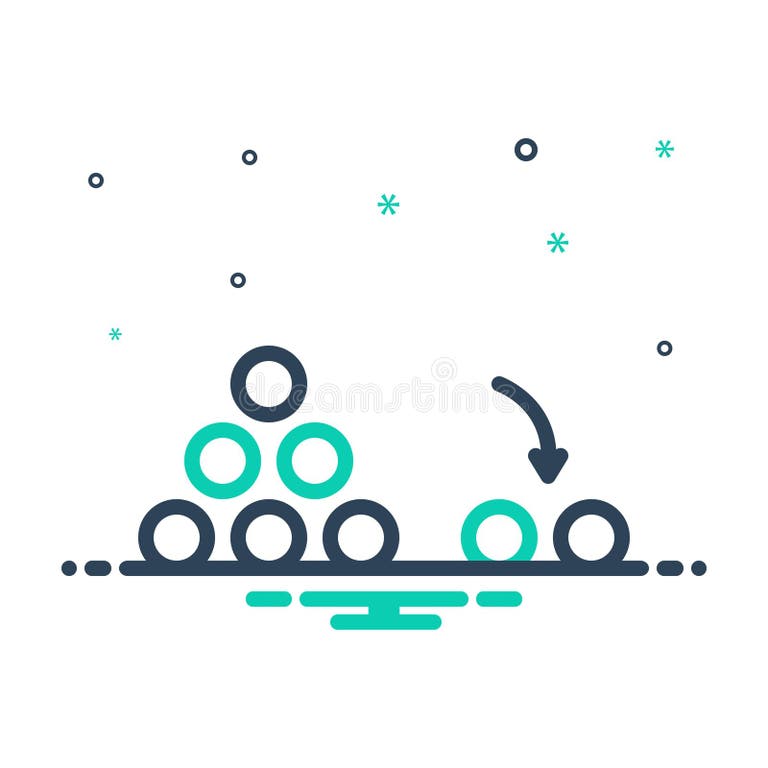 Mix Icon for Few, Little and Meager Stock Vector - Illustration of ...
