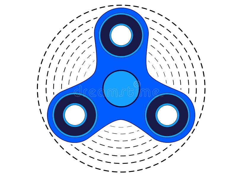 Icon fidget spinner stock vector. Illustration of icons - 95374553