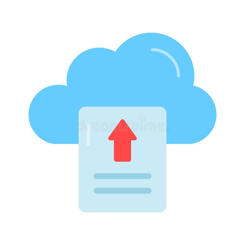 An Icon of File Uploading in Modern Style, Editable Vector Isolated on ...