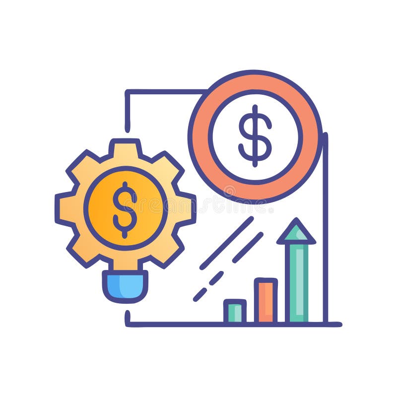 Icon for Financial Risk Analysis Stock Vector - Illustration of ...
