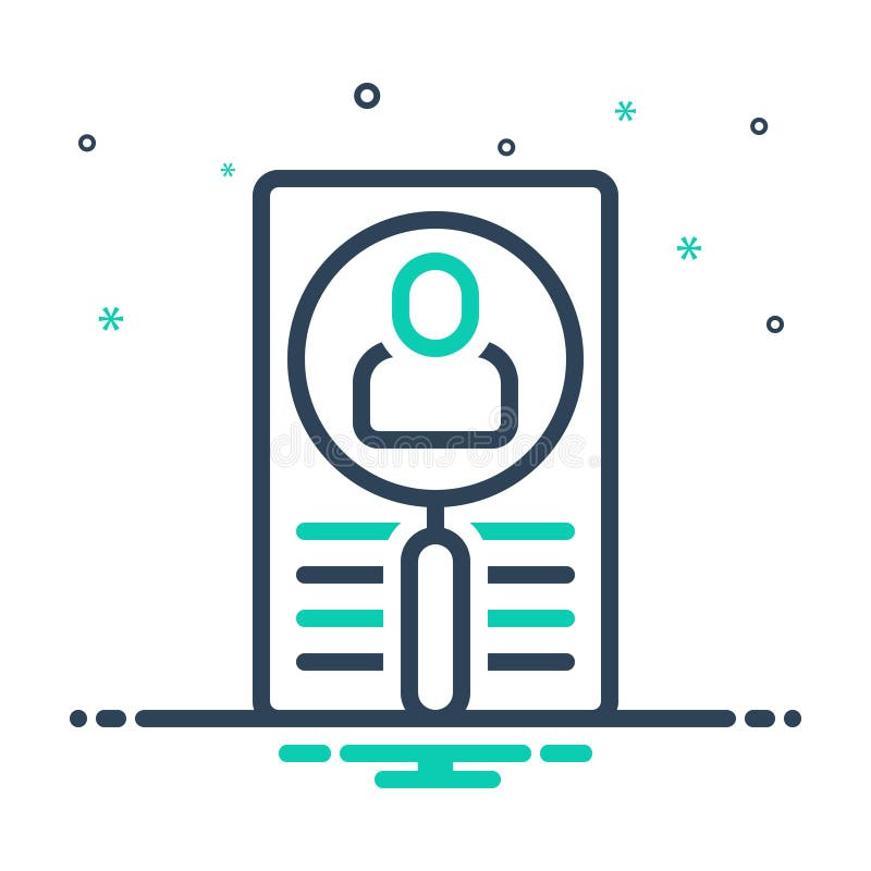 Mix Icon for Find, Study and Case Stock Vector - Illustration of ...