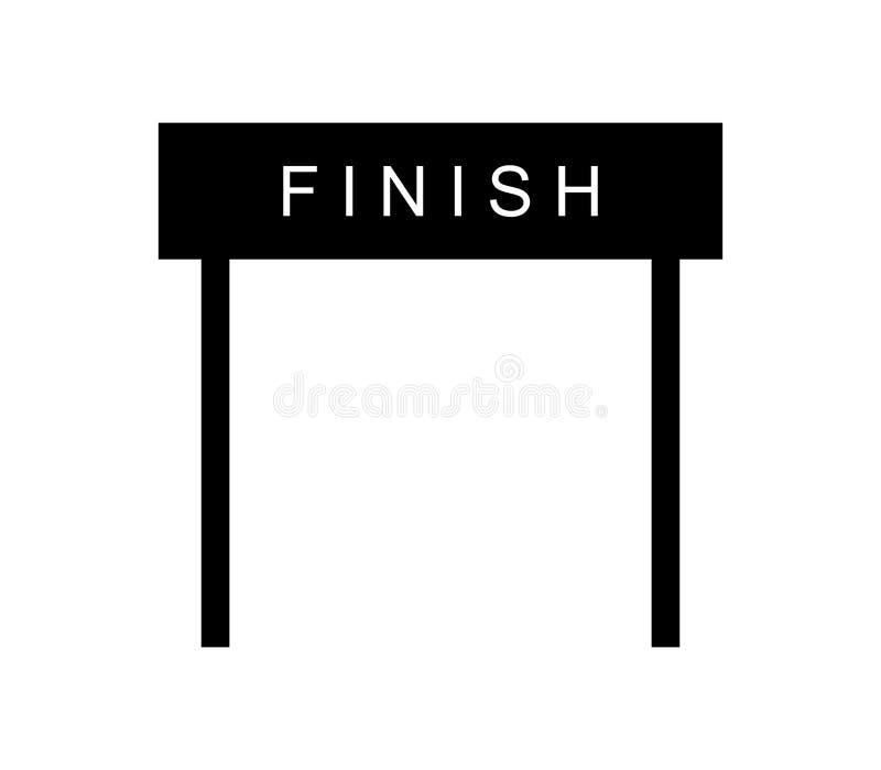 Mix Icon for Finish, Complete and End Stock Illustration - Illustration ...