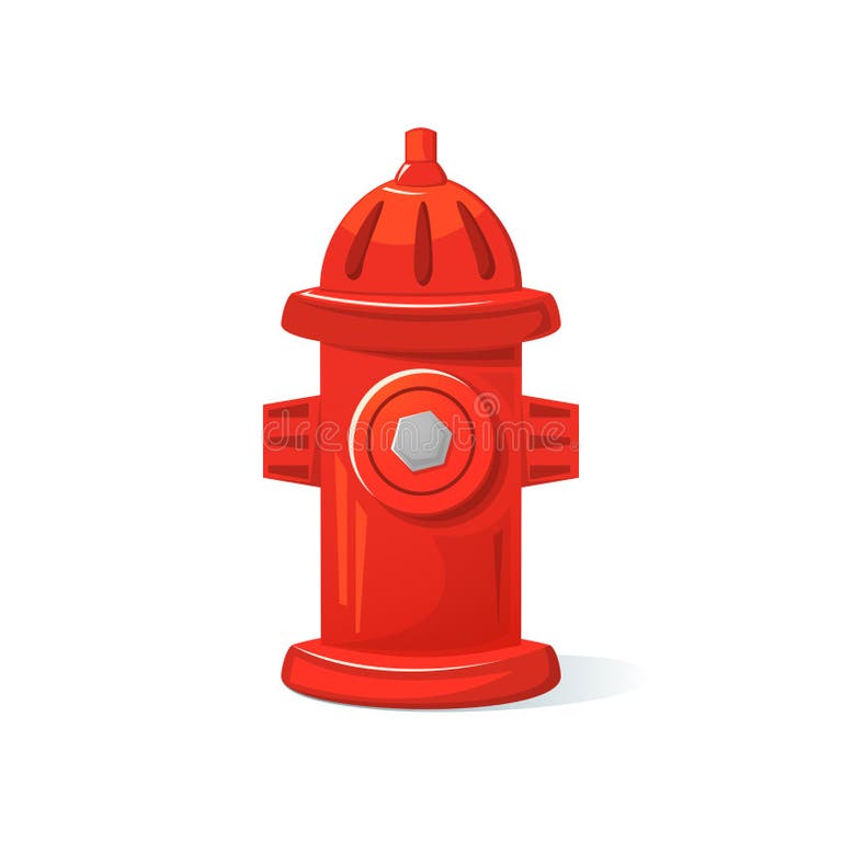 Icon Fire Hydrant, Vector Illustration Stock Vector - Illustration of ...