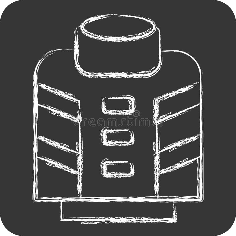 Icon Fireman. Related To Firefighter Symbol. Chalk Style. Simple Design ...