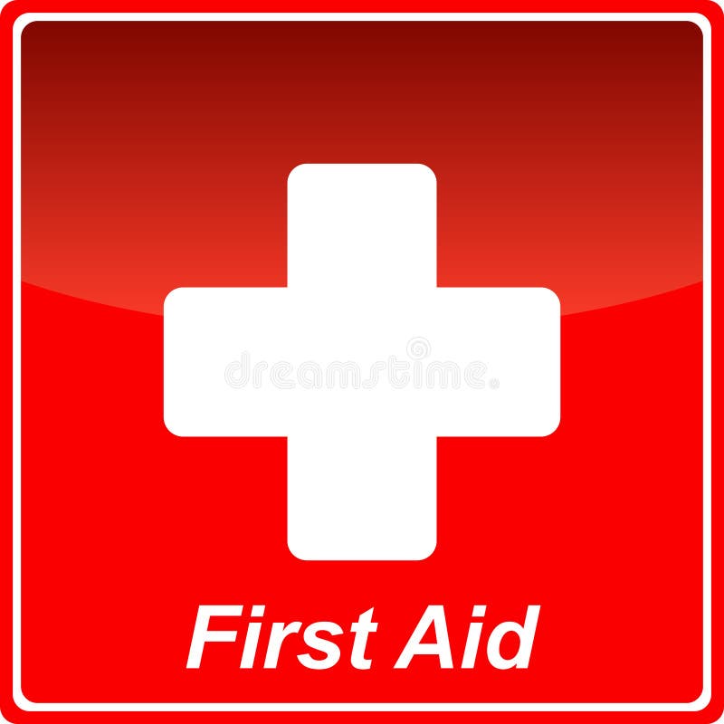 First aid icon - vector stock vector. Illustration of prevention ...