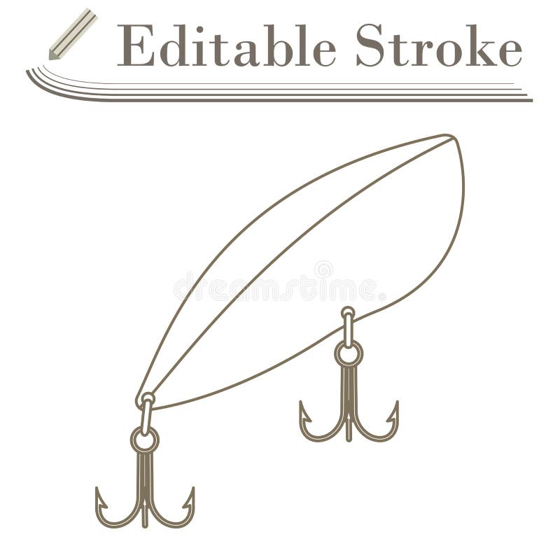 Fishing Spoon Vintage Concept Stock Vector - Illustration of steel ...