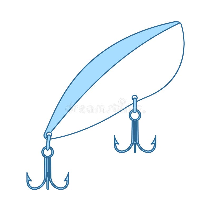 Icon of Fishing Spoon stock vector. Illustration of catch - 166176730