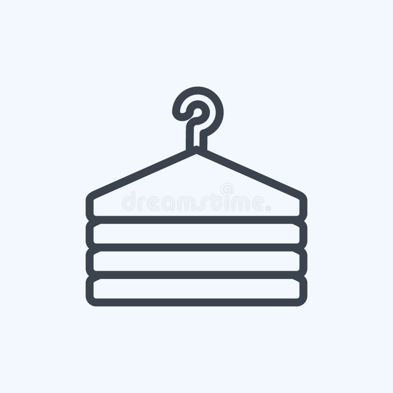 Icon Fitting Room. Suitable for Business Symbol. Line Style. Simple ...