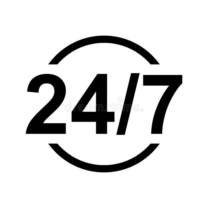 24 7 Icon Stock Illustrations – 7,167 24 7 Icon Stock Illustrations ...