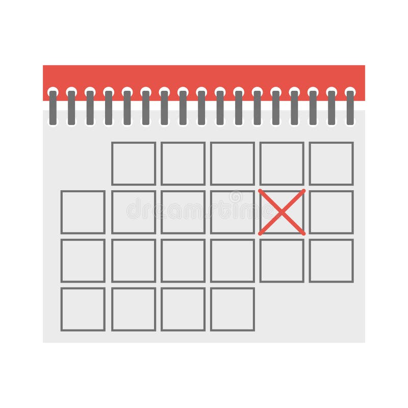 Calendar Crossed Stock Illustrations – 458 Calendar Crossed Stock ...