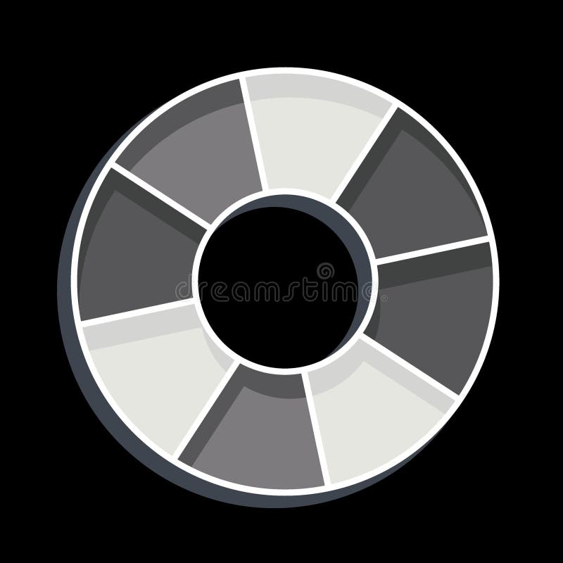 Icon Float. Related To Ring Symbol. Glossy Style. Simple Design ...