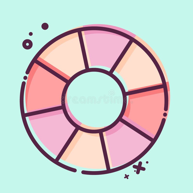 Icon Float. Related To Ring Symbol. MBE Style. Simple Design Editable ...