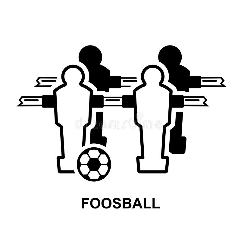 Foosball Icon Isolated on Background Vector Illustration. Stock Image ...