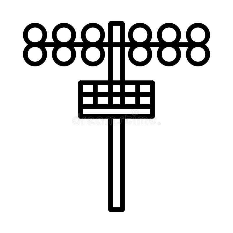 Stadium Light Pole Stock Illustrations – 89 Stadium Light Pole Stock ...