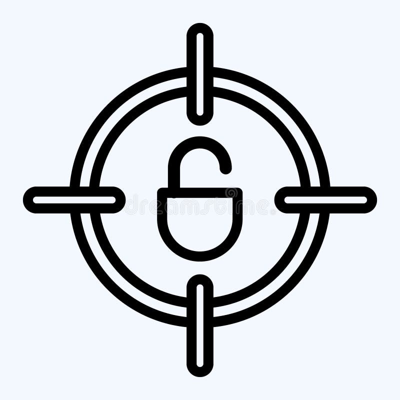 Icon Fraud Detection. Suitable for Education Symbol. Line Style. Simple ...