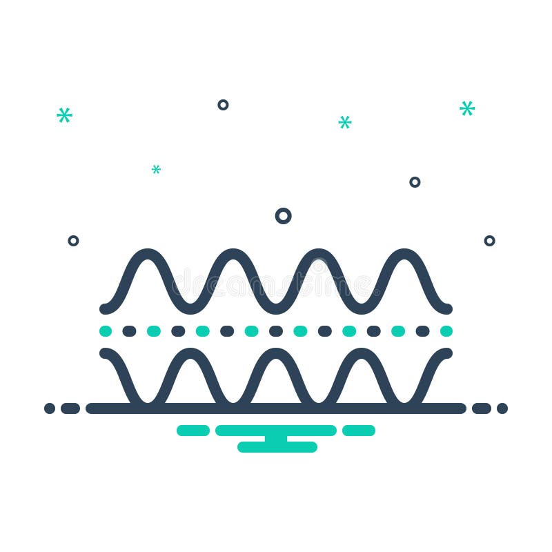 Mix Icon for Frequencies, Audio and Electronic Stock Illustration ...