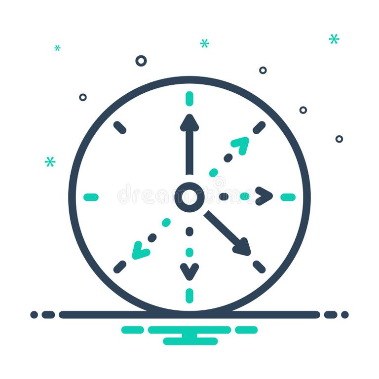 Mix Icon for Frequent, Repeat and Continual Stock Illustration ...