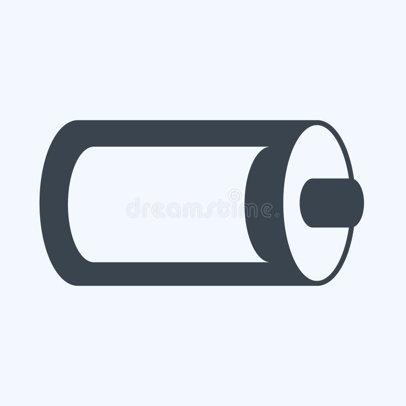 Icon Full Battery. Suitable for Web Interface Symbol. Glyph Style ...